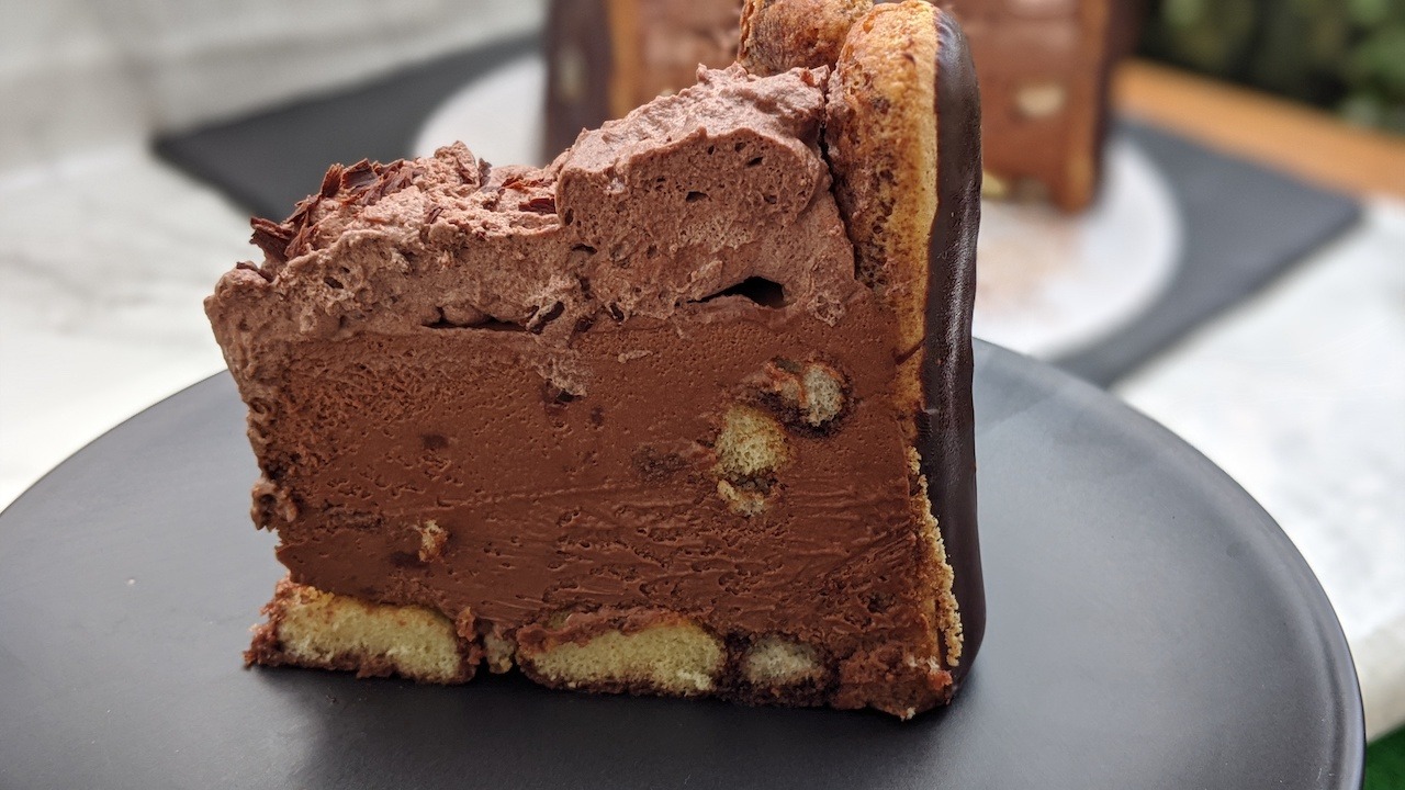 No-Bake Chocolate Charlotte Cake Recipe - CookingFantasies