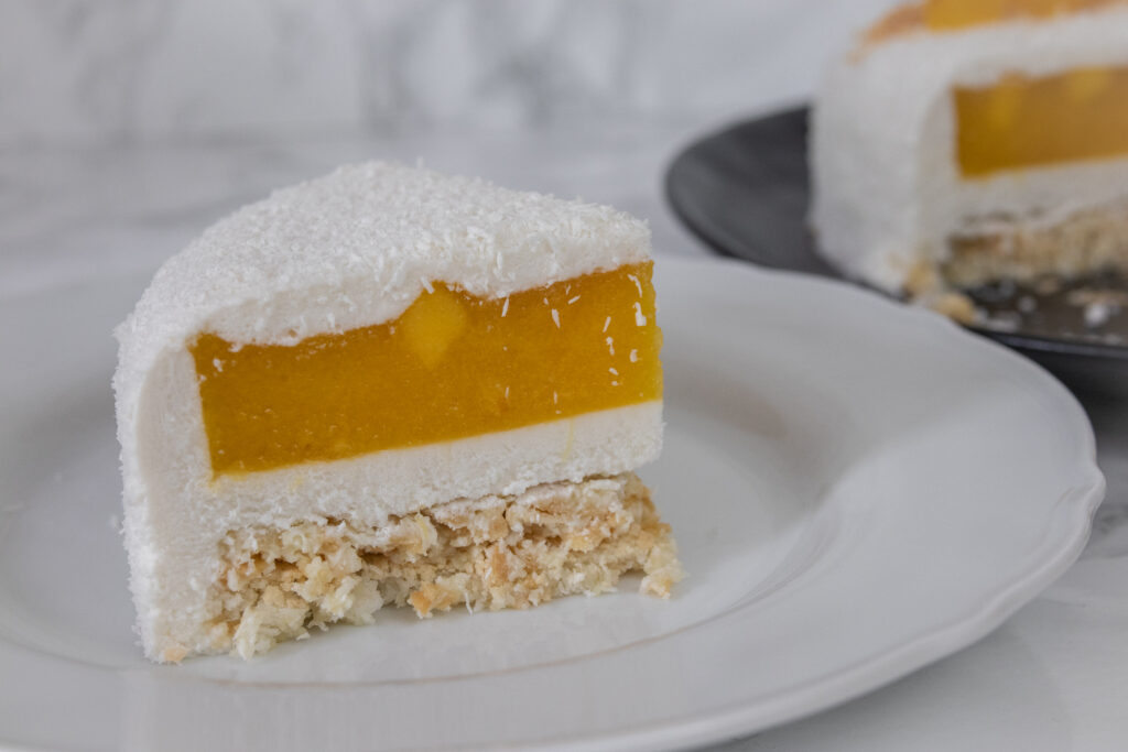 Mango and Coconut Entremet Cake - CookingFantasies